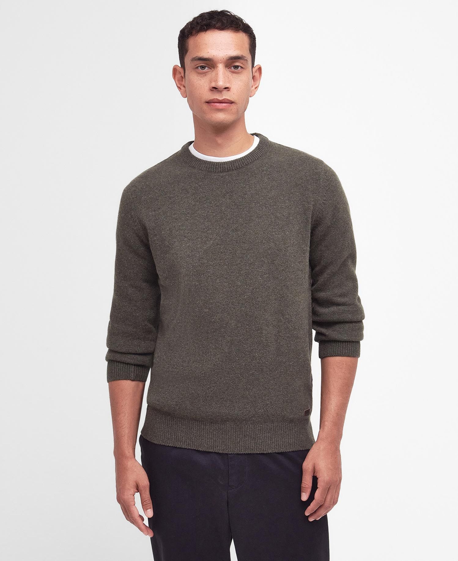 SALE - Barbour - Nelson Essential Crew Sweatshirt - Seaweed (Men's ...